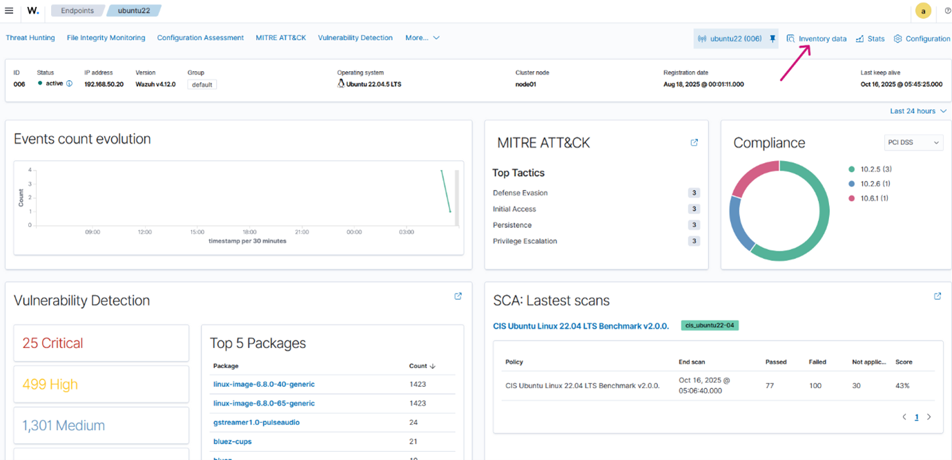 📊 Collecting System Inventory with Wazuh Syscollector | wazuh ...